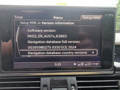 Audi Mib2 Newest Maps 2024 A6 A7 RS6 RS7 S6 S7 update | eBay