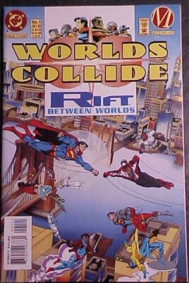 WORLDS COLLIDE#1! RIFT BETWEEN WORLDS! VF 1994 DC COMICS/MILESTONE | eBay