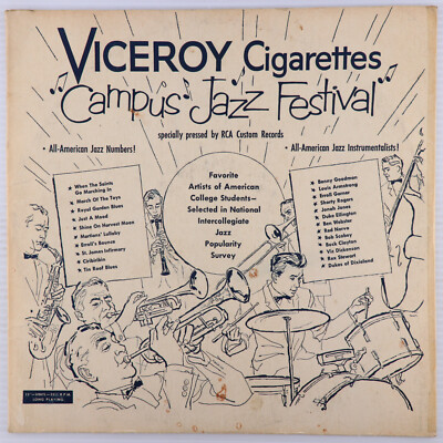 Various – Viceroy Cigarettes "Campus Jazz Festival" - 1959 Mno Comp ...