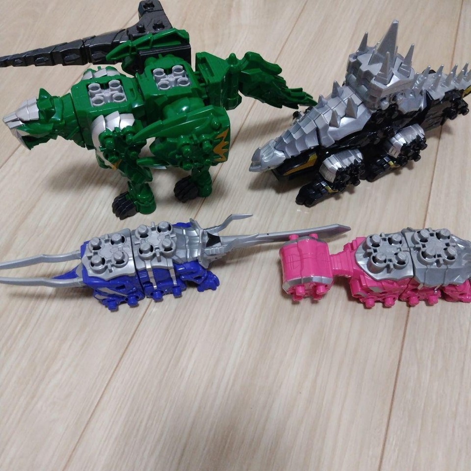Power Rangers Dino Fury Ryusoulger DX Megazord 9p Set Ryusoul Keys ...