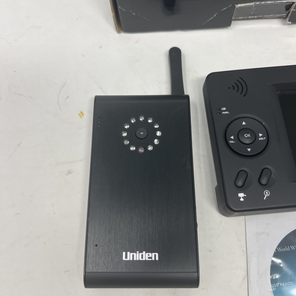 Uniden UDW-10003 Surveillance System Display Monitor & Security Camera ...