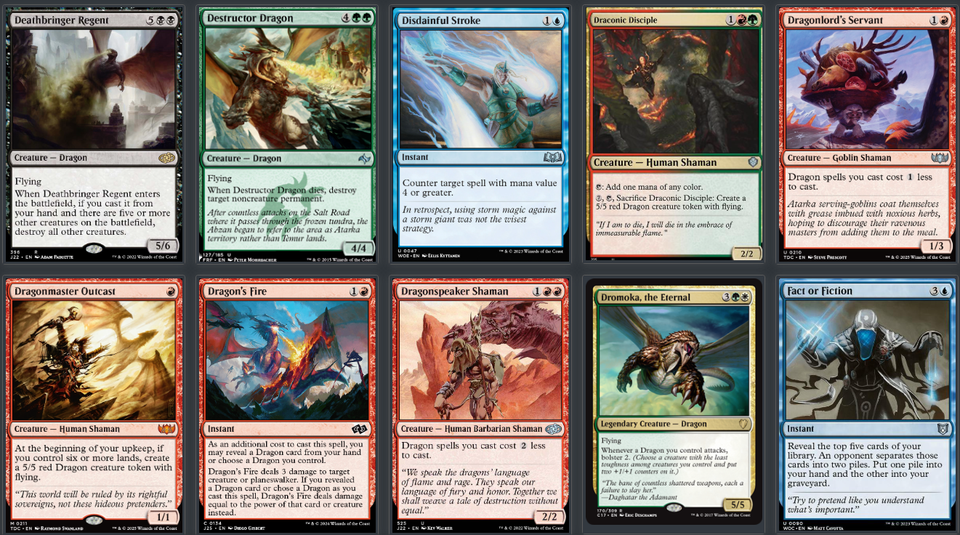 Custom Commander Deck EDH The Ur-Dragon DRAGON TRIBAL Magic MTG | eBay