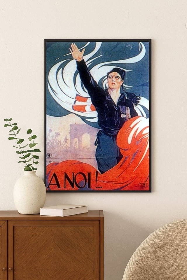 Italian Fascist Propaganda Poster 'A Noi!' c1920s - 24x32” | eBay