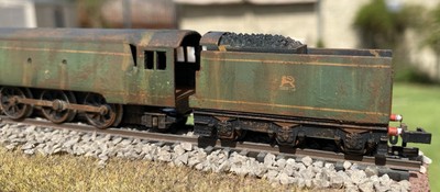 N Gauge Farish abandoned scrap line Westcountry class locomotive ...