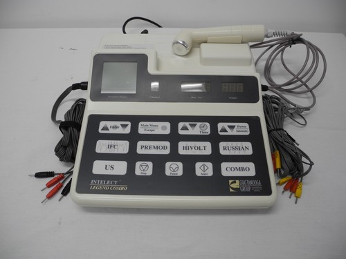CHATTANOOGA INTELECT LEGEND COMBO 2C ULTRASOUND UNIT W/ LEADS & SOUND HEAD | eBay