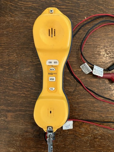 Fluke Networks TS52 PRO Butt Set Test Lineman Service Phone DataSafe ...