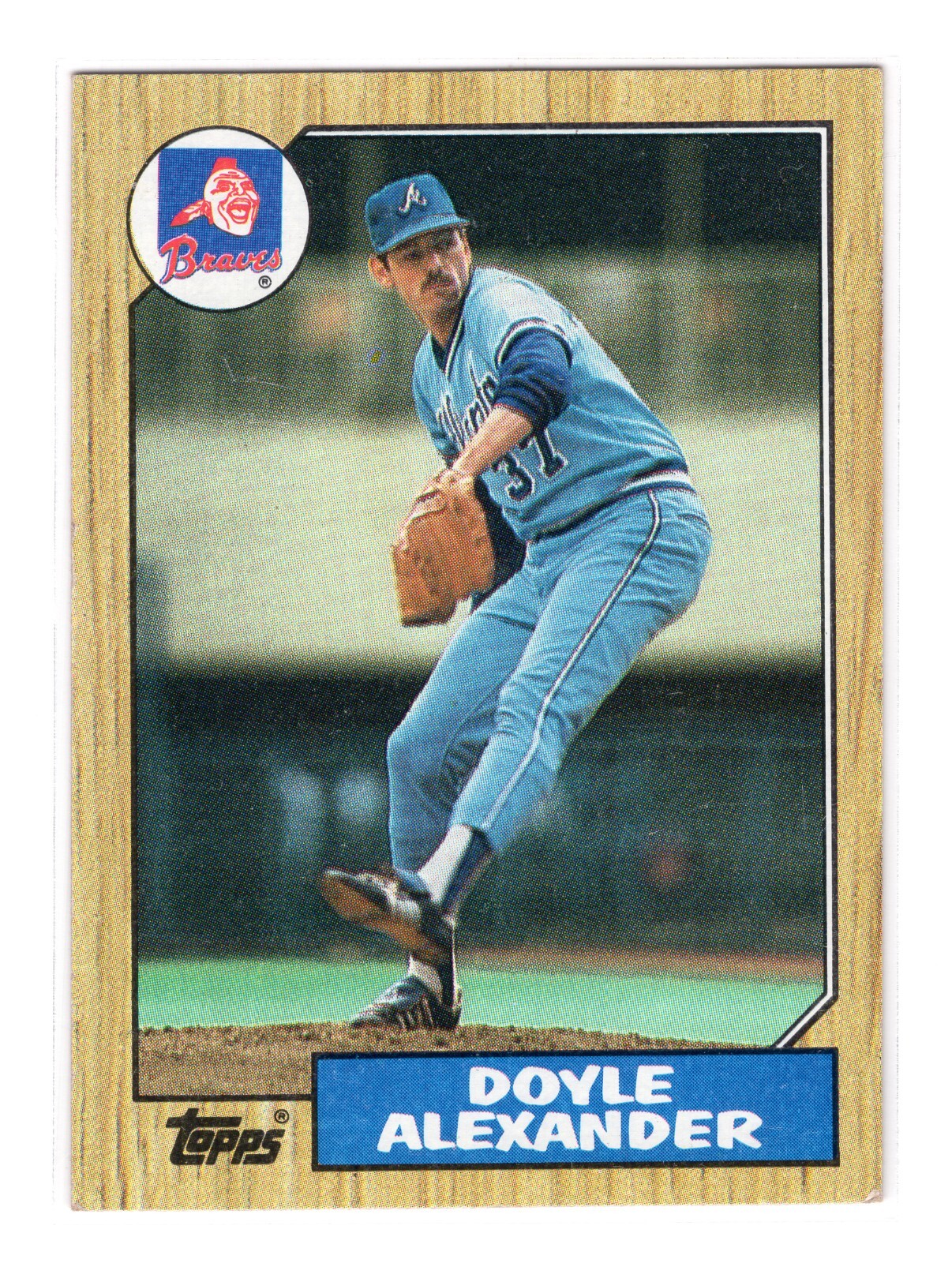 Doyle Alexander Braves 1987 Topps #686 | eBay