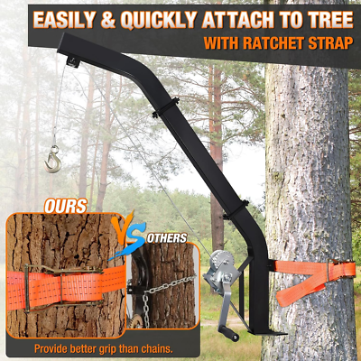 Garage Hoist Deer Hanging System Atflbox Tree Mounted Game Hoist For ...
