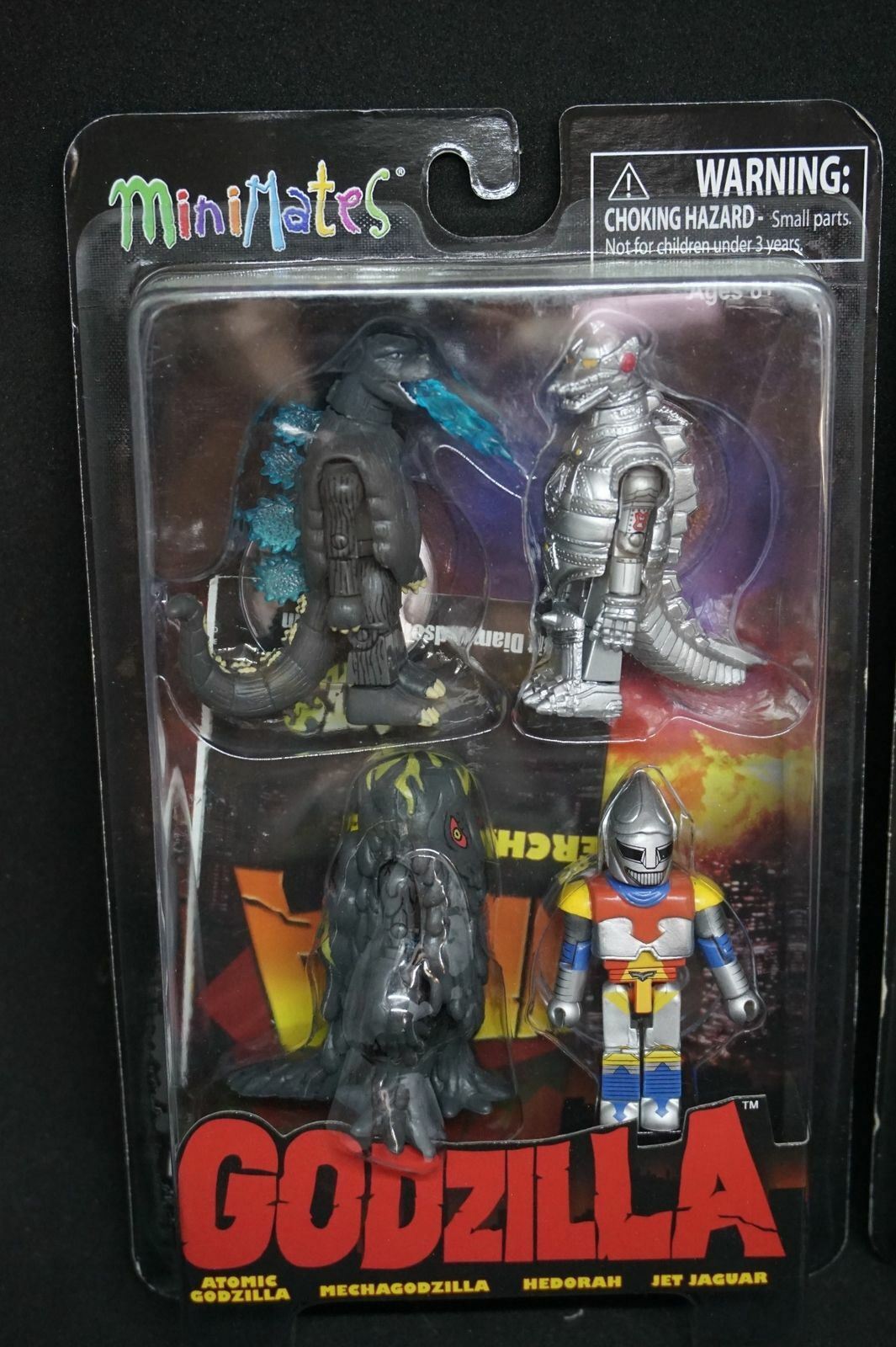 GODZILLA MiniMates Series 2 ~ Atomic Godzilla MECHAGODZILLA Hedorah JET ...