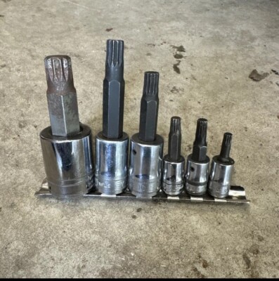 Snap On Tools USA 6pc Metric Combo Drive Triple Square Socket Driver ...