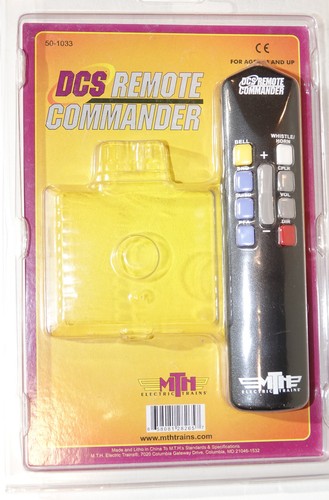 MTH 50-1033 DCS Remote Commander, REMOTE ONLY, w/ Manual and Blister Pk ...