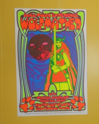 WOLFMOTHER 2001 Soco Music Poster 18x29 Mounted READY TO HANG Signed ...