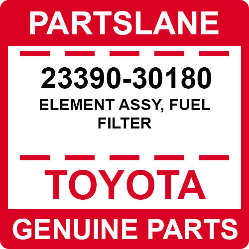 TOYOTA 2339030180 - Fuel filter cross reference