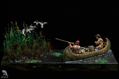 A Good Chance, American Trappers Painted Miniature Toy Soldier Pre-Sale ...