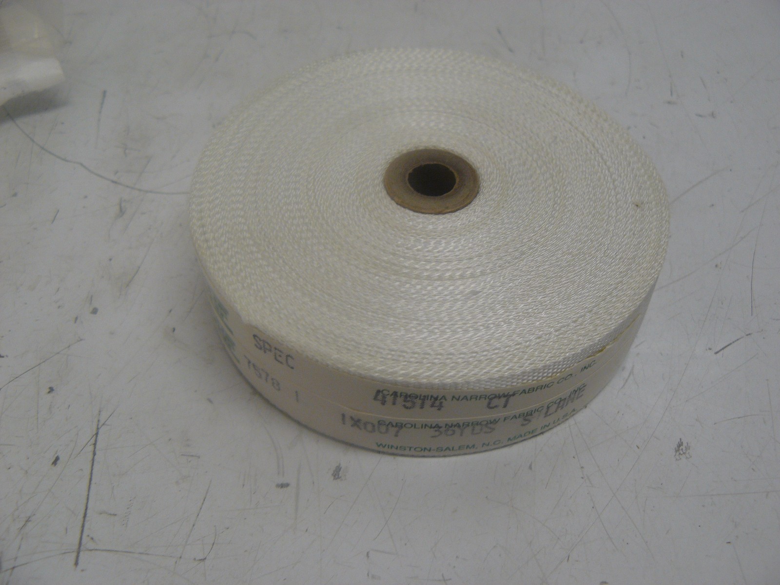 NEW CAROLINA NARROW FABRIC 1X007 1" 36YDS S LANE 41514 CT | eBay