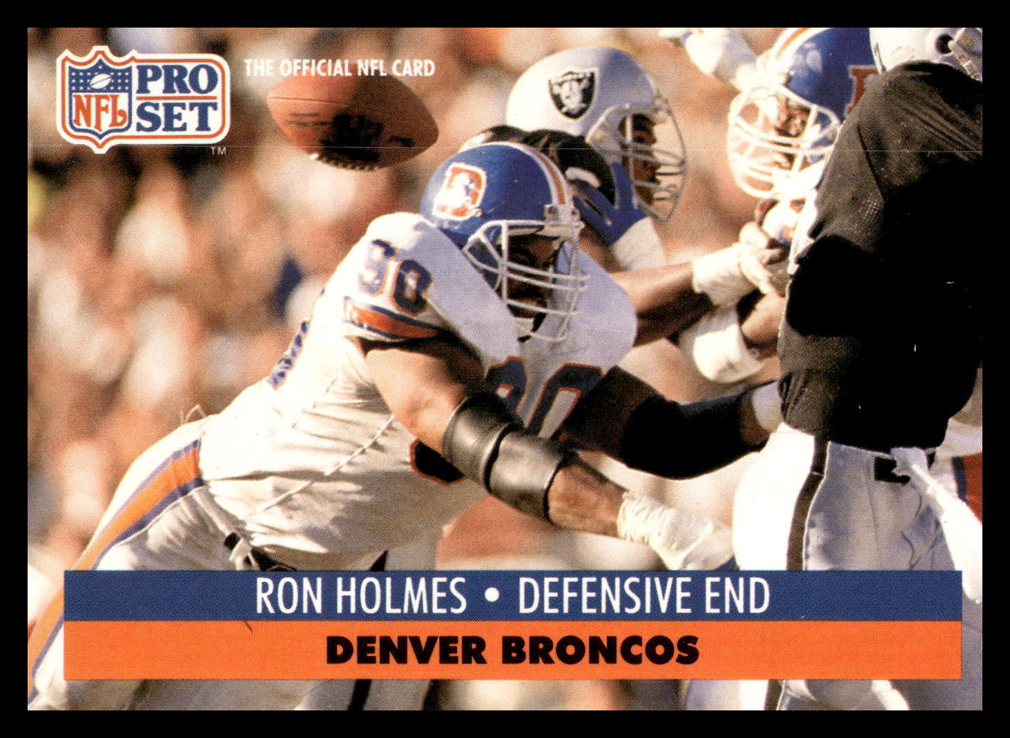 1991 Pro Set #488 Ron Holmes Denver Broncos Football Card NM | eBay