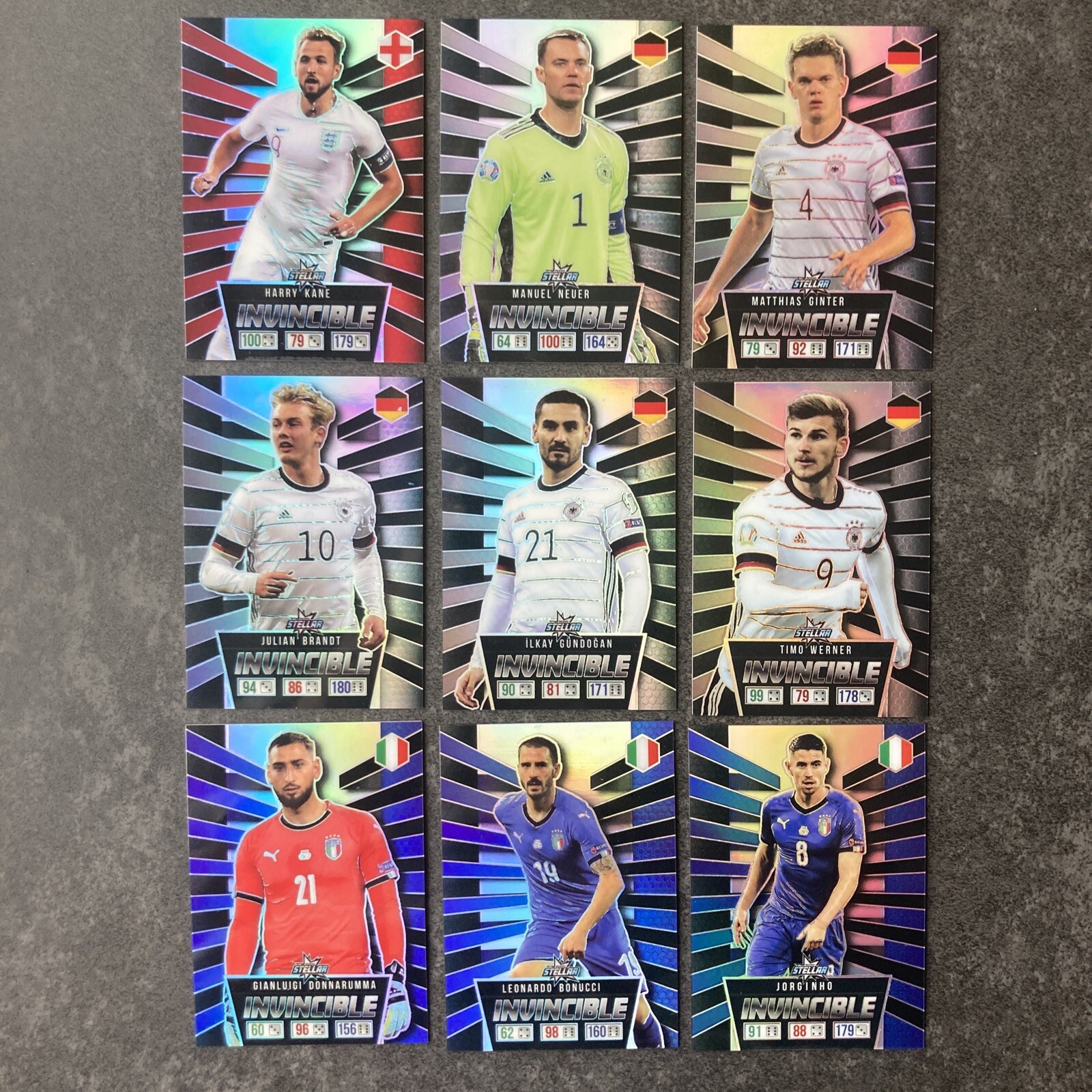 Panini Invincible The Great Football Festival Euro 2020 FULL REFRACTOR ...