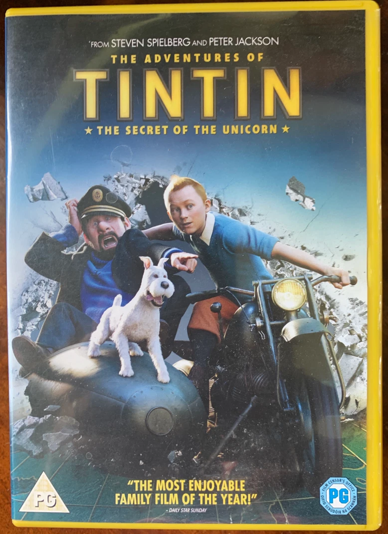 The Adventures Of Tintin Dvd