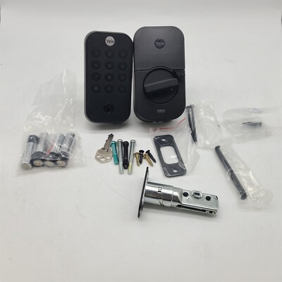 Yale Security Lock 2 w/ Wi-Fi, Black Connected Keypad Smart Lock ...