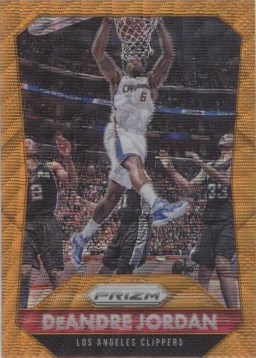 2015-16 Panini Prizm - DeAndre Jordan #122 Orange Wave Prizm for sale ...