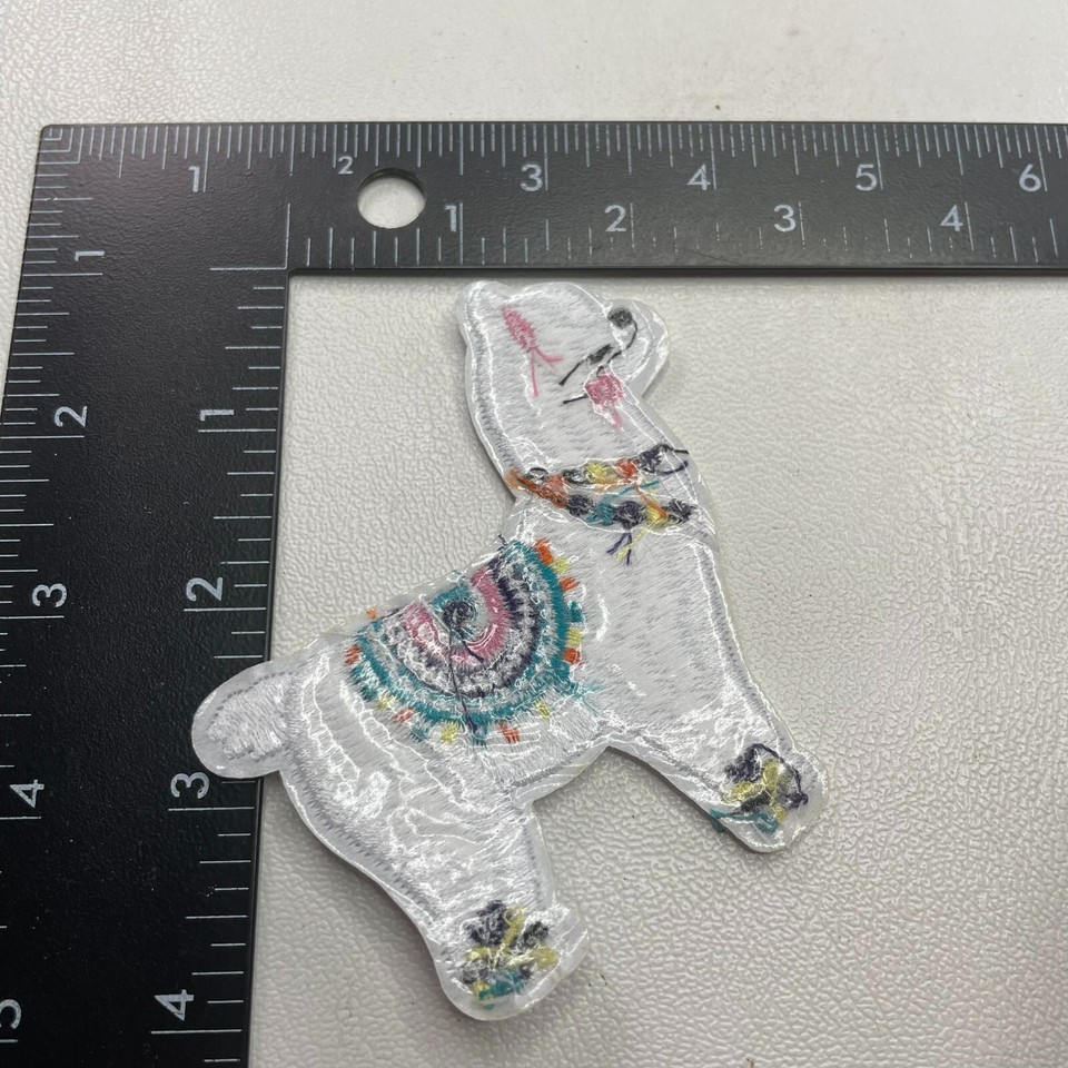 Cute Colorful LLAMA (or maybe Alpaca) Patch (version D) 391V | eBay