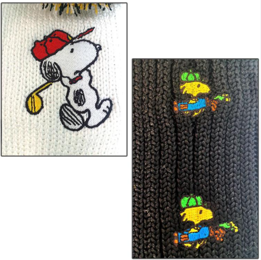 NEW ! Snoopy & Woodstock Knit Head Cover H-499 Driver 460cc Japan | eBay UK