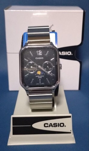 Casio MTP-305D-1AV Analog Watch Black Dial Used with Case Damage | eBay