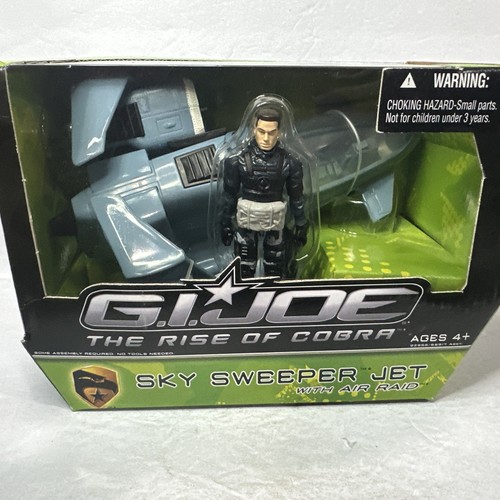 GI Joe Rise Of Cobra MISB Blue Sky Sweeper Jet w/ Air Raid Hasbro | eBay