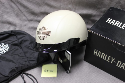 Harley-Davidson Unisex Busby Ultra-Light Sun Shield J03 Half Helmet ...