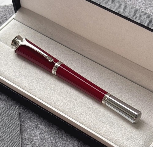 Quality Monaco Series Red-Silver Clip 0.7mm Rollerball Pen No Box | eBay