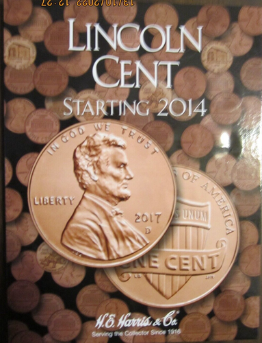 4002 Harris coin FOLDER FOR Lincoln Cents Starting 2014 | eBay