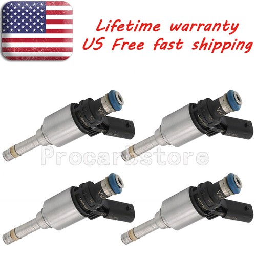 4x Fuel Injectors 0261500076 For Audi A4 A3 A5 TT VW T5 Eos CC 2.0L ...