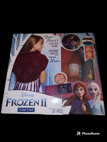Disney Frozen 2 Learn to Knit - Knitted Scarf Kit | eBay