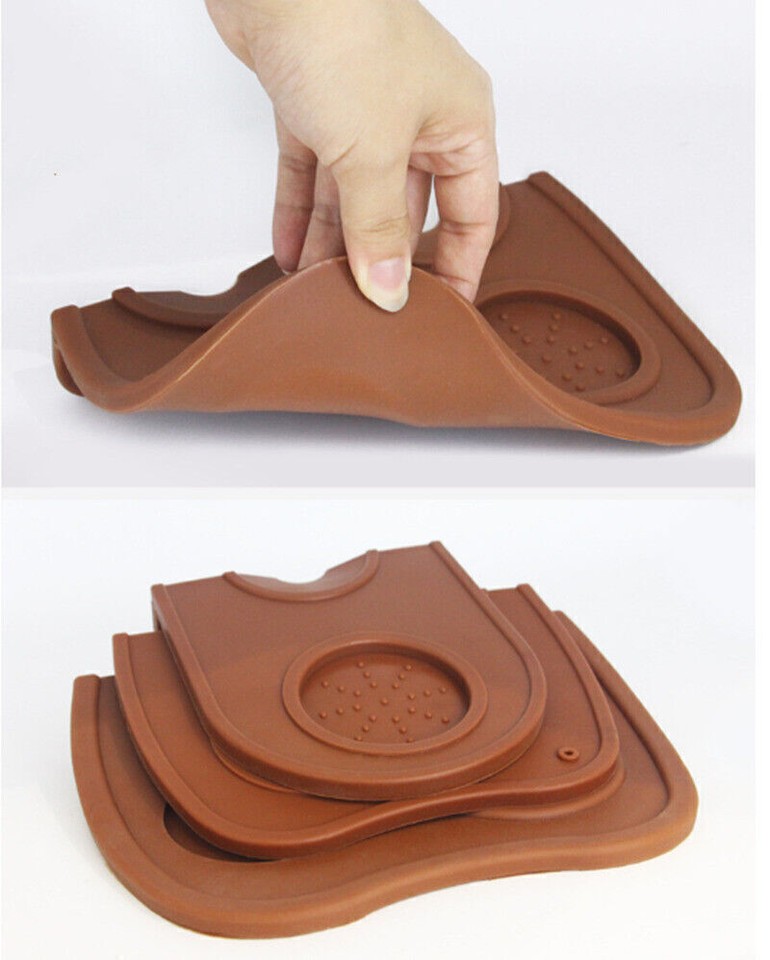 Silicone Espresso Corner Tampering Mat Coffee Tamper Station Anti-Slip ...