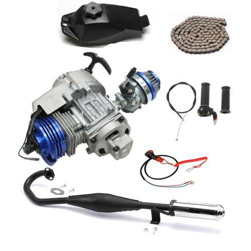 49CC 50CC 2 STROKE Racing ENGINE MOTOR KIT For POCKET MINI DIRT BIKE ...