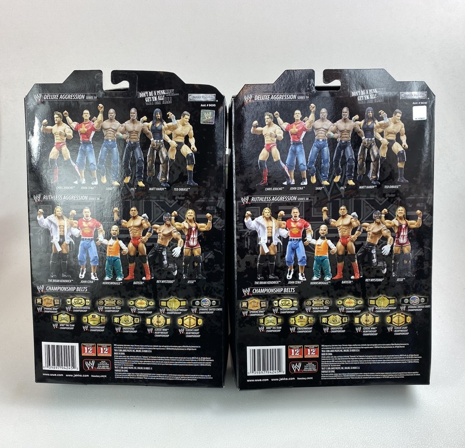 Cryme Tyme WWE Jakks Deluxe Aggression Figure Lot Set New JTG Shad ...