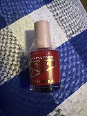 Max Factor X Miracle Pure Nail Polish 360 Daring Cherry 12ml | eBay