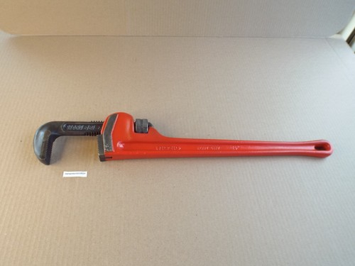 RIDGID 24" Straight Pipe Plumbing Wrench Heavy Duty USA - Nice! (Please ...