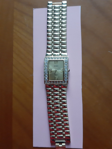 MONTRE FEMME IEKE QUARTZ DOREE NEUVE | eBay