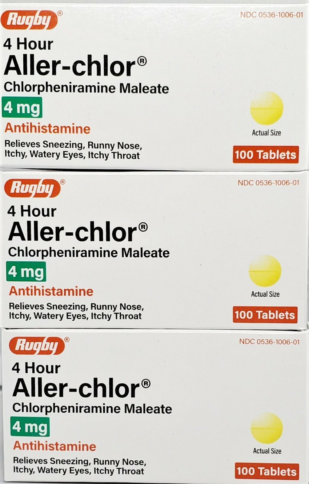 Aller-CHLORCPM 4mg Antihistamine Tablets 100 Count In Nepal, 12/18/2023