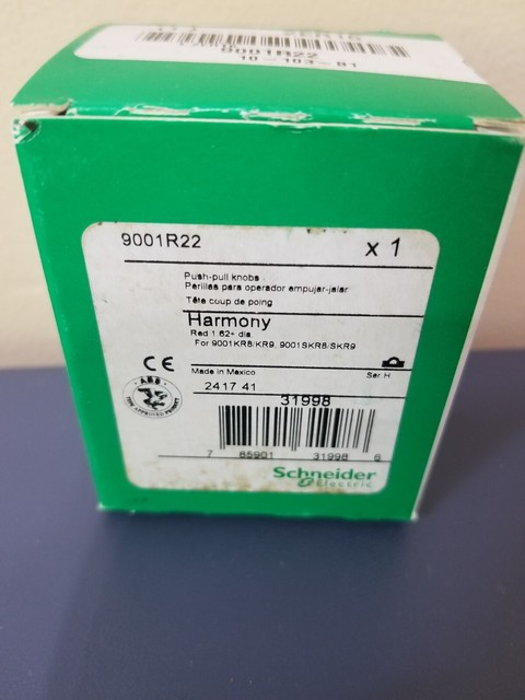 3x Square D 9001R22 Red Push-pull Knob Ser H for sale online | eBay