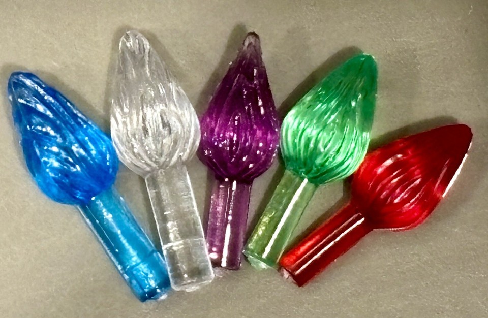 200+ SMALL FLAME TWIST TORCH Lights Ceramic XMas Christmas Tree Bulbs # ...