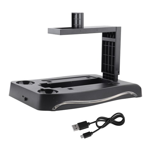 For PS4 VR Controller Charging Station Dock Stand Charging Charger Dock ...