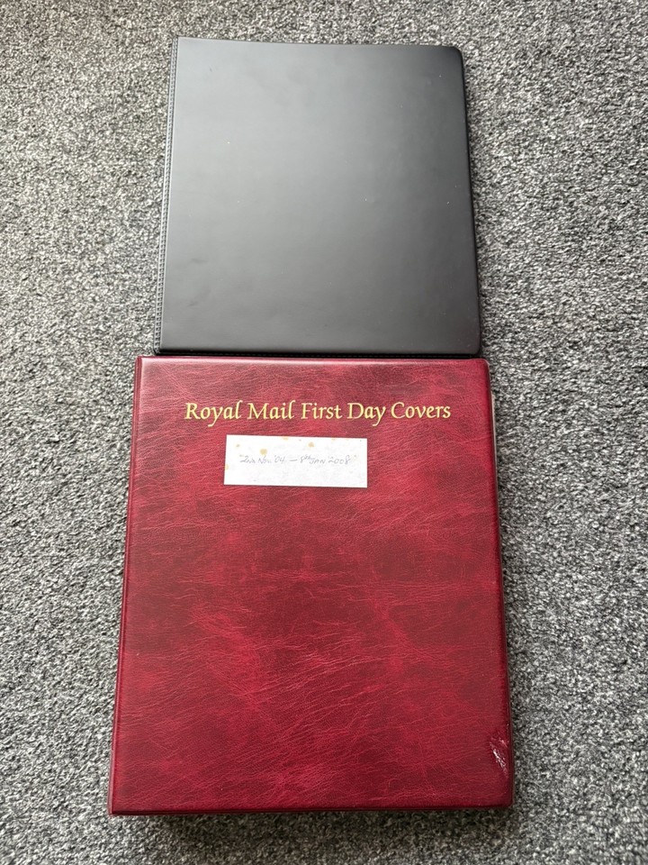 Job Lot of 19 Empty Used Albums 7 Large & 12 Small for First Day Covers ...
