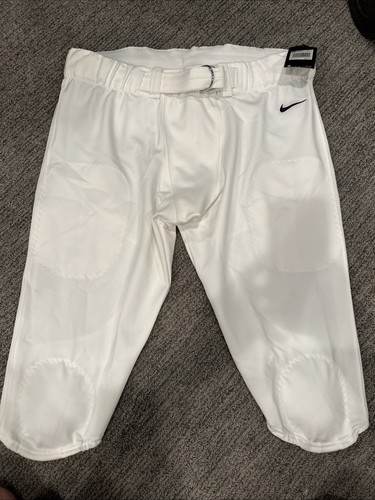 Nike Football Vapor Untouchable Pants Mens 3XL White Padded Kneepads ...