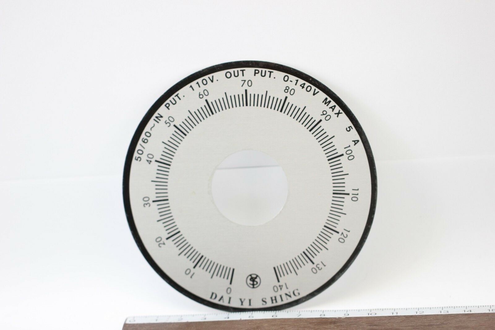 RHEOSTAT DIAL 110V - 140V. DIAL PLATE 110V - 140V. RC18 | eBay