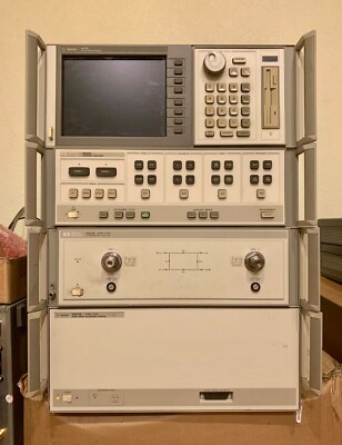 HP 8510C HP 85107B VECTOR NETWORK ANALYZER 45MHZ TO 50GHZ WITH OPT-10 ...