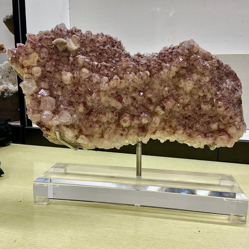 11.57LB Natural Red Silver Mountain Quartz Cluster from Shanxi, China ...