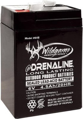 WILDGAME INNOVATIONS 6V Edrenaline Rechargeable Battery for Game ...