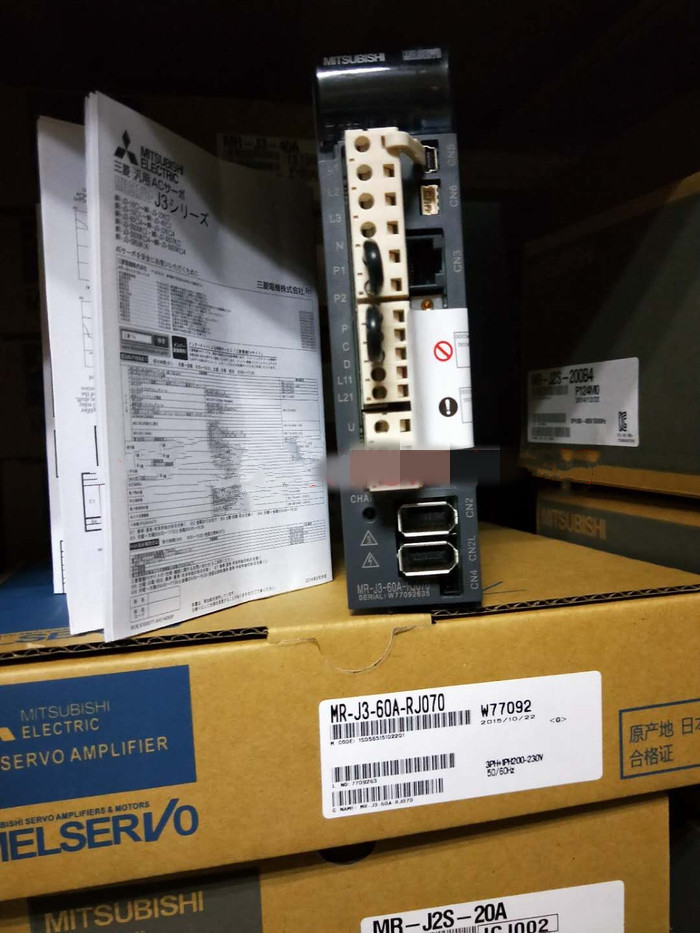 1PC Mitsubishi MR-J3-60A-RJ070 Servo Drive New MR-J3-60A-RJ07 Expedited ...